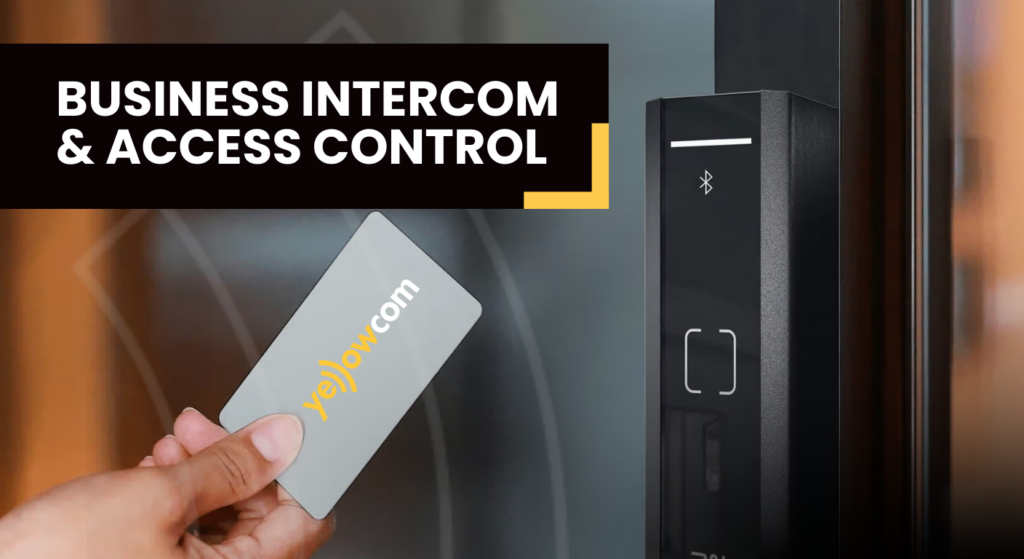 UK Business Security Systems: Intercoms + Entrance Cameras | Yellowcom